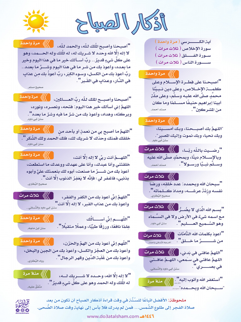 Athkar Alsabah | PDF