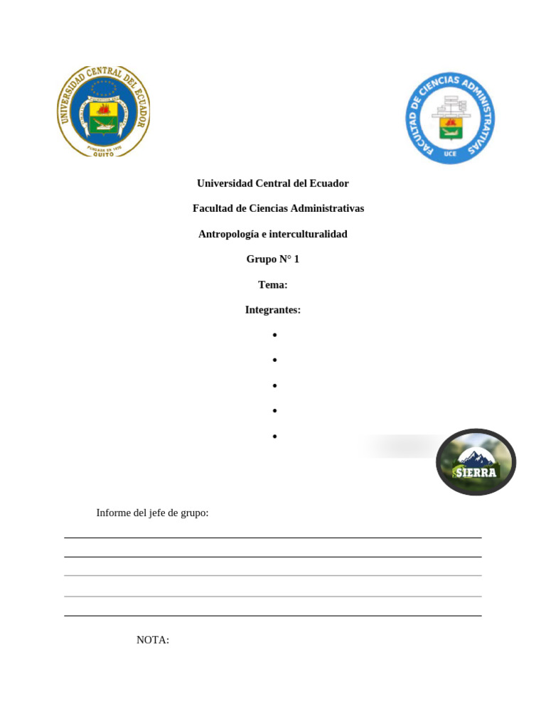 Uce Caratula de Antro | PDF