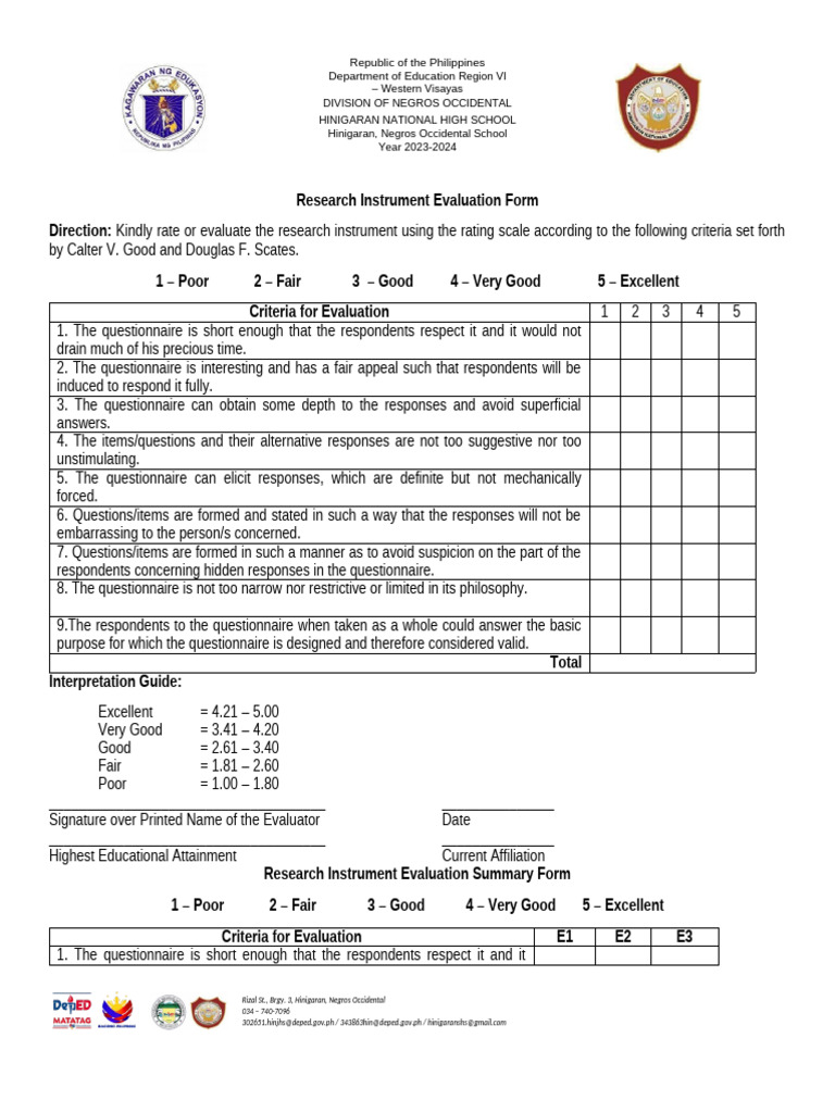 Validity of Questionnaire 2 | PDF | Questionnaire | Quantitative Research