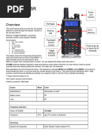 Baofeng UV 5R Programming Guide | PDF | Radio | Radio Technology