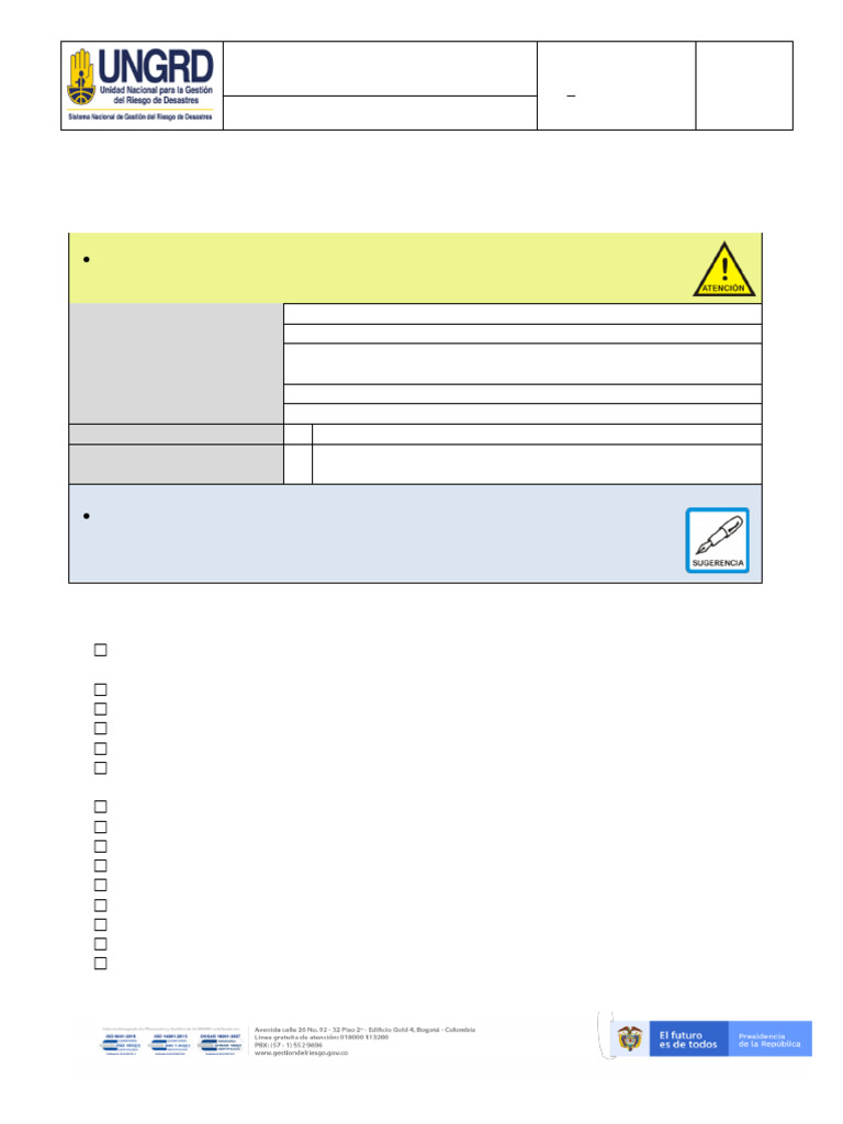 Formato Edan - FR-1703-SMD-09 | PDF | Desastres naturales