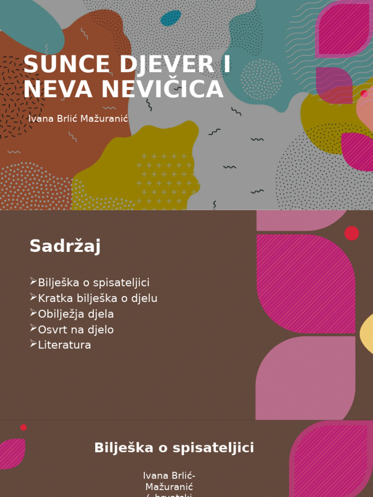 Sunce Djever I Neva Nevičica | PDF