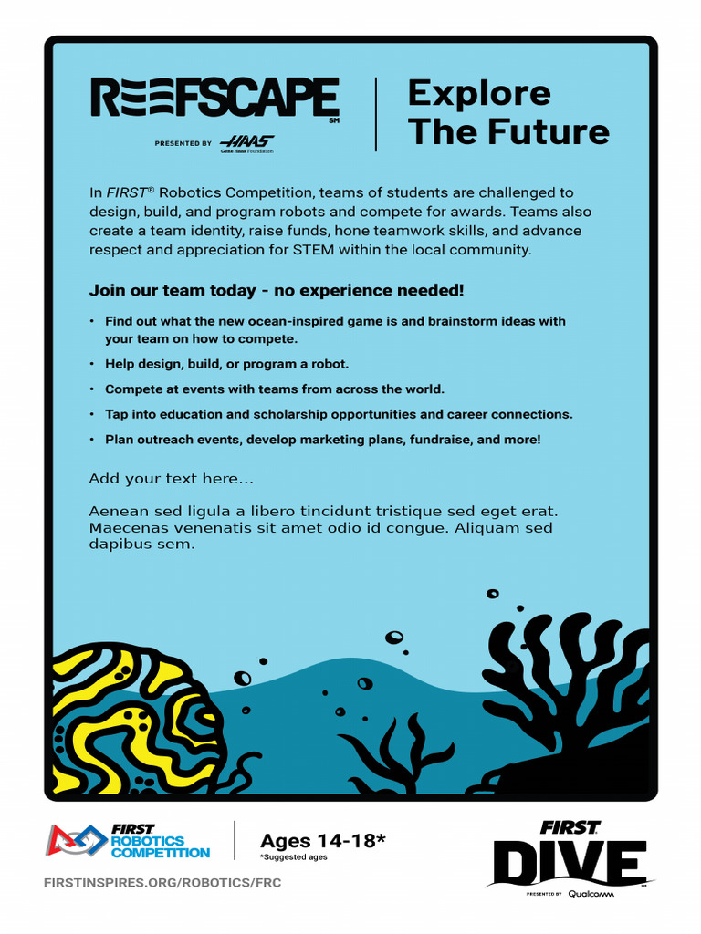 FD FRC Reefscape Recruitment Posters Tabloid | PDF