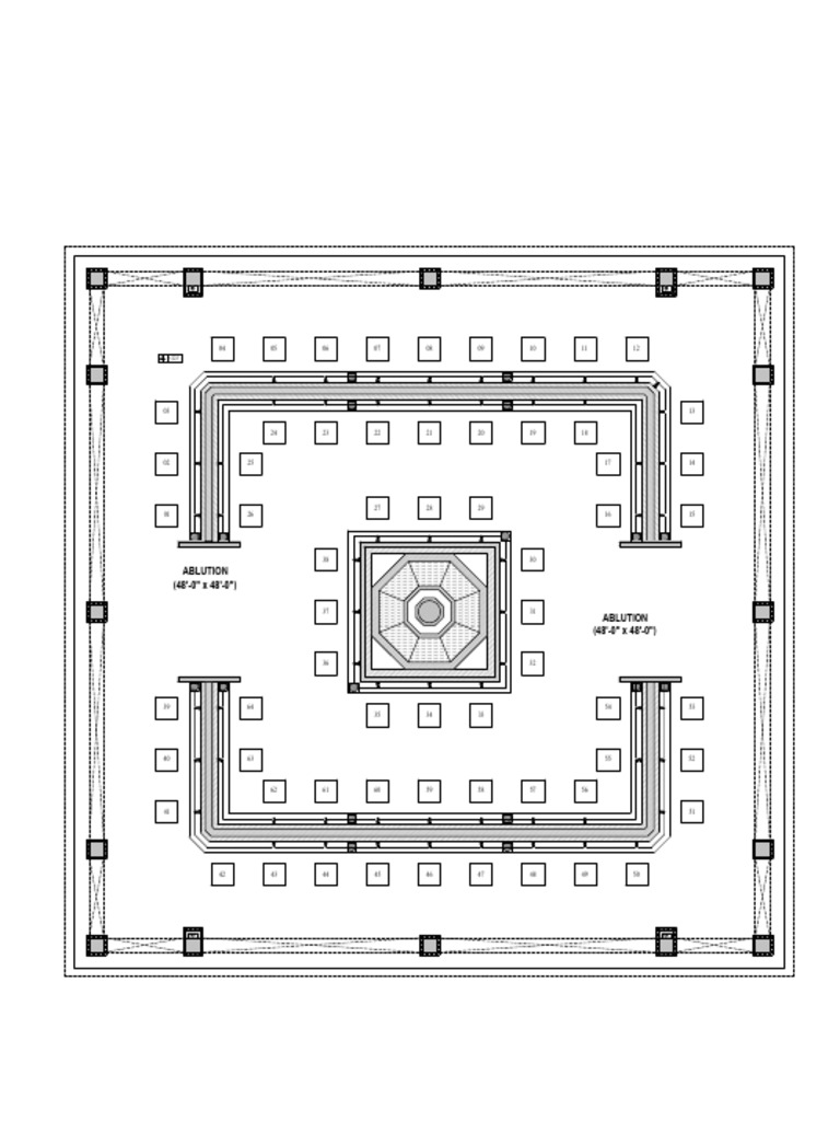 Ablution Area Dimensions & Layout | PDF