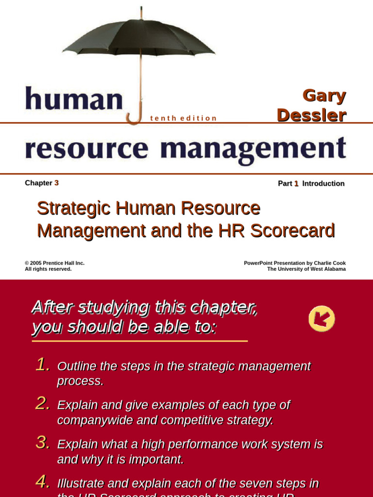 HRD CH3-3 | PDF | Strategic Management | Competitive Advantage