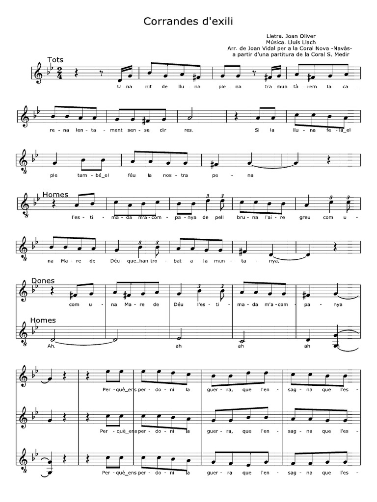 Corrandes D'exili | PDF