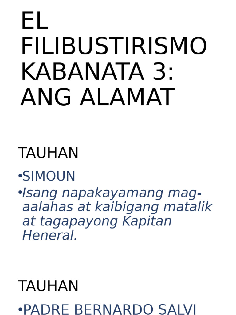 El Filibustirismo Kabanata 3 | PDF