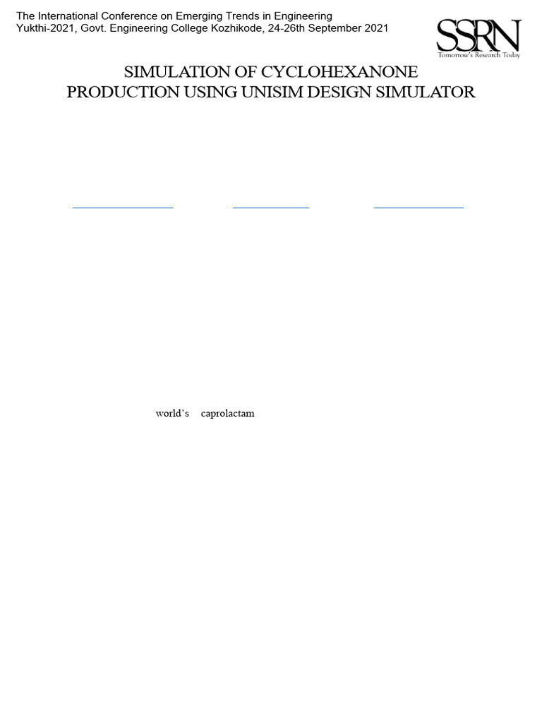 SSRN 4019989 | PDF | Chemical Reactor | Water