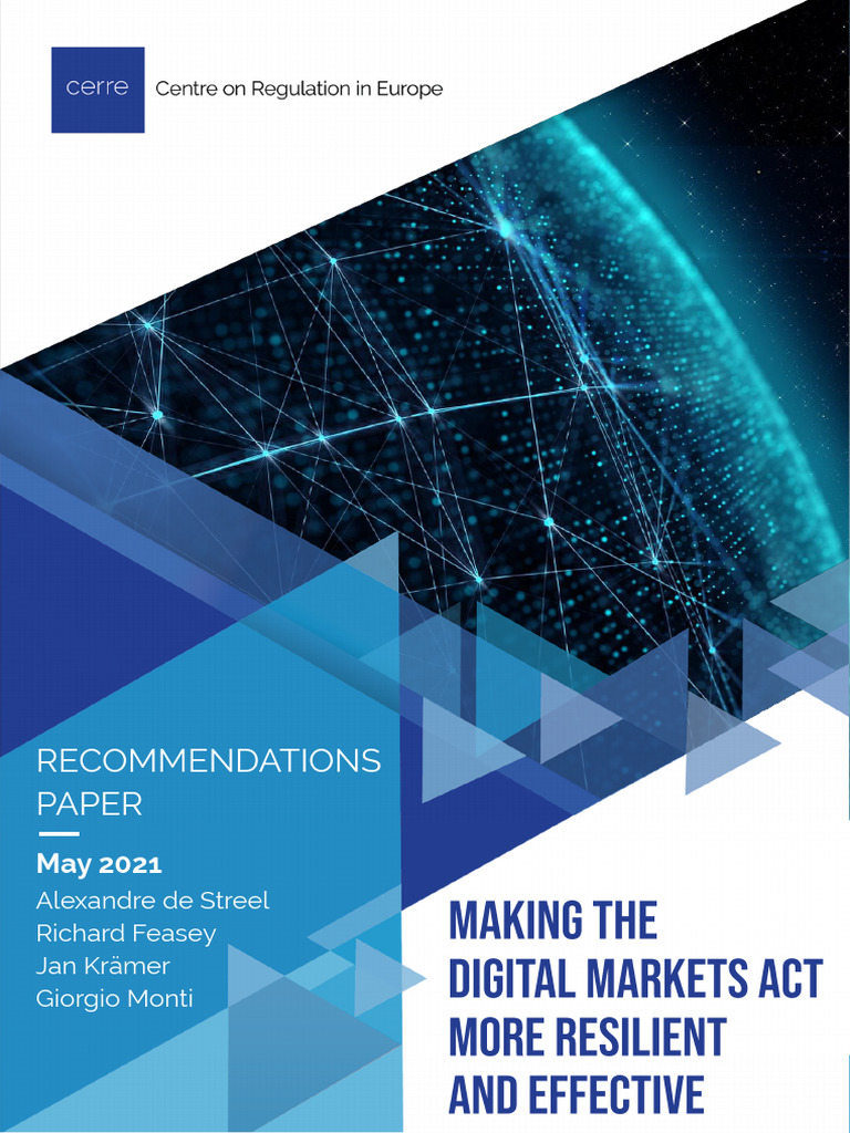 Giorgio Monti Interpretation of DMA and Recommedations | PDF