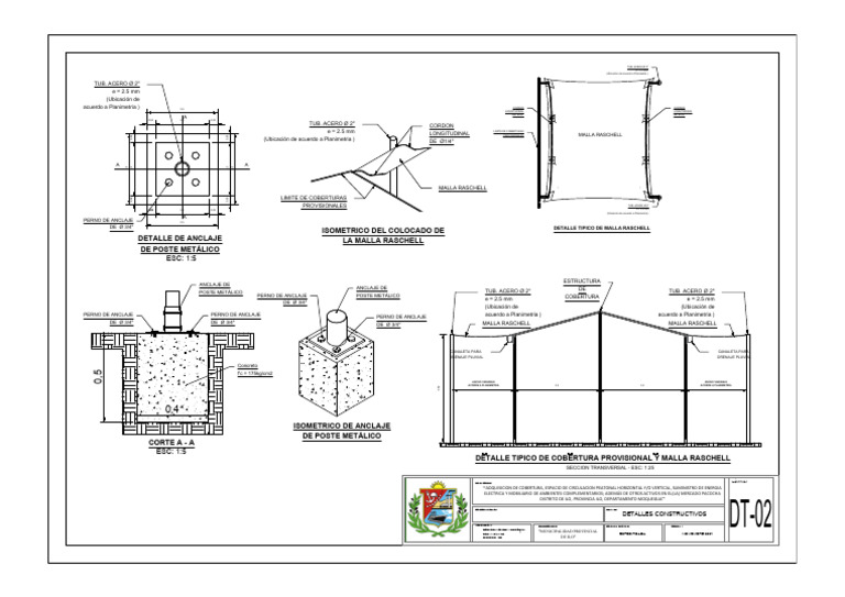 8.DETALLES CONSTRUCTIVOS ALUZINC-Modelo2-A3 | PDF