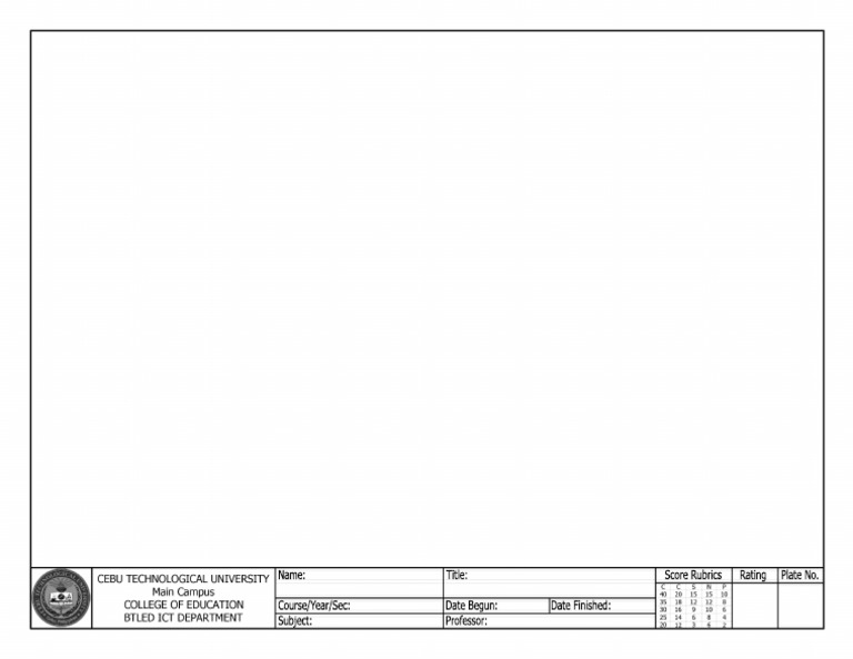 Title Block Template | PDF