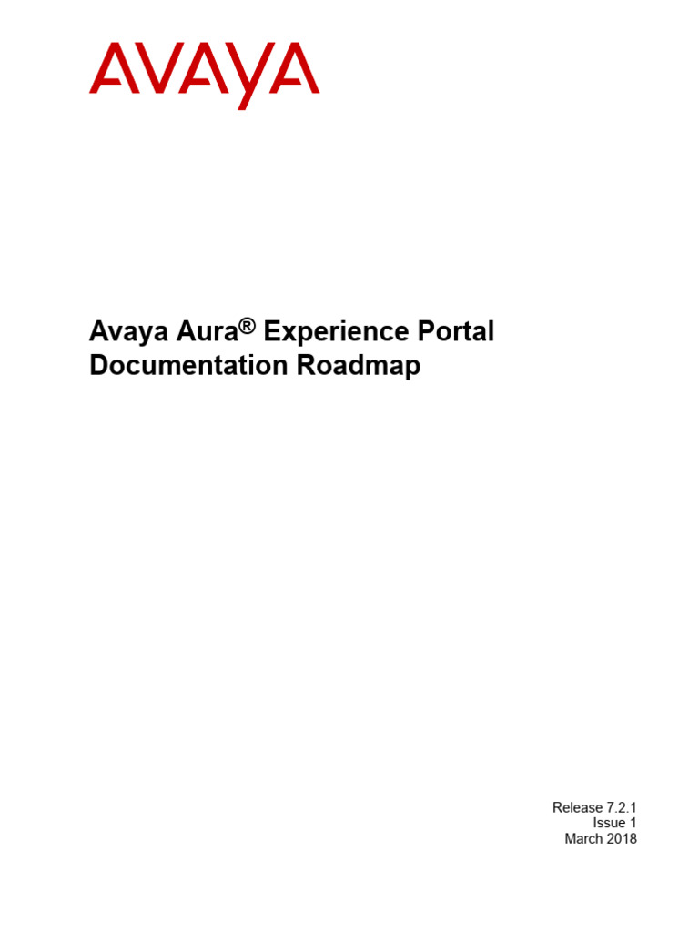 Experience Portal Documentation Roadmap | PDF | Software | License