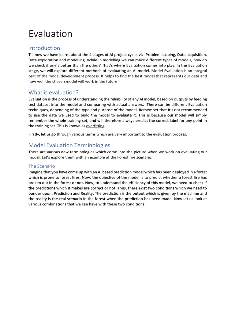 CBSE Evaluation Notes | PDF