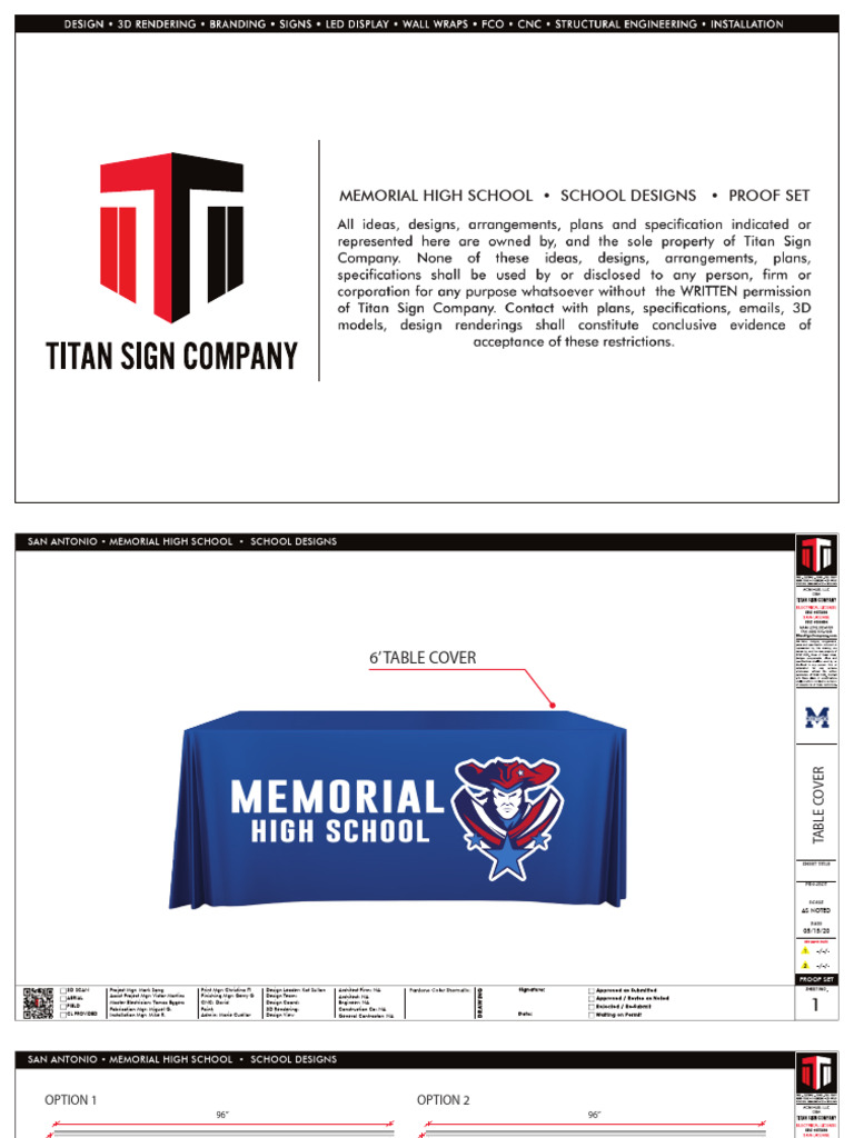 Memorial High School SchoolDesigns PROOF | PDF