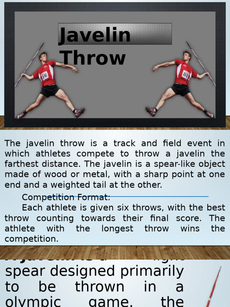 03. Javelin Throw | PDF | Track And Field | Spear