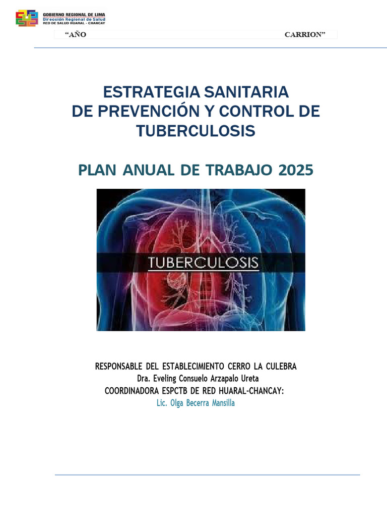 Plan 2025 TB Final | PDF | Tuberculosis | Laboratorios
