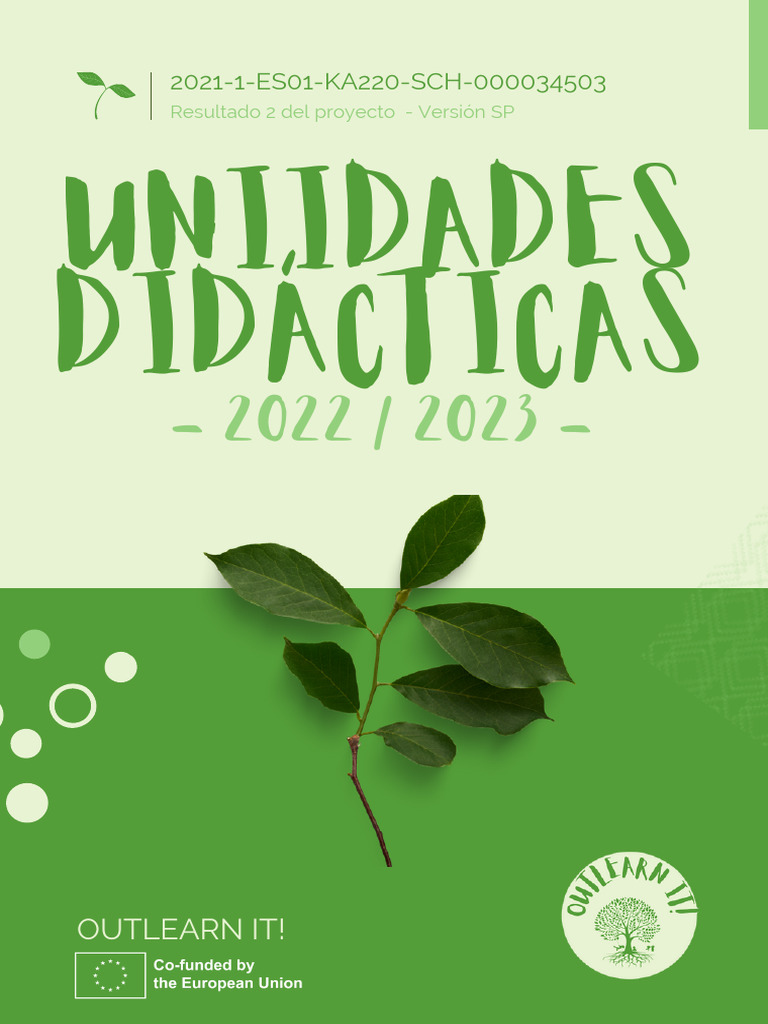 PR2 Didactic Units SP Version | PDF | Aprendizaje | Educación primaria