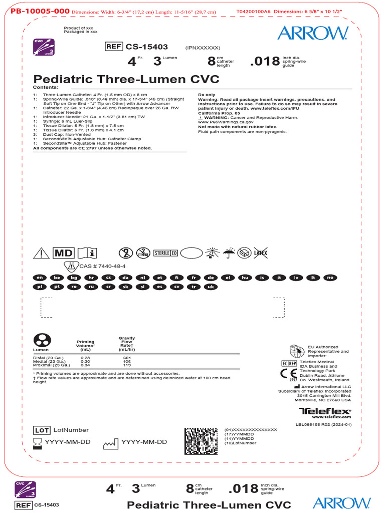 Pediatric Three-Lumen CVC Overview | PDF | Clinical Medicine | Medical ...