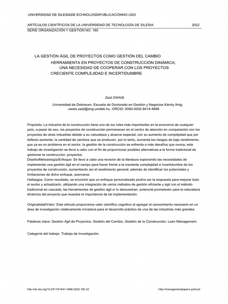 160-Owais (2) (1) | PDF | Scrum (desarrollo de software) | Business