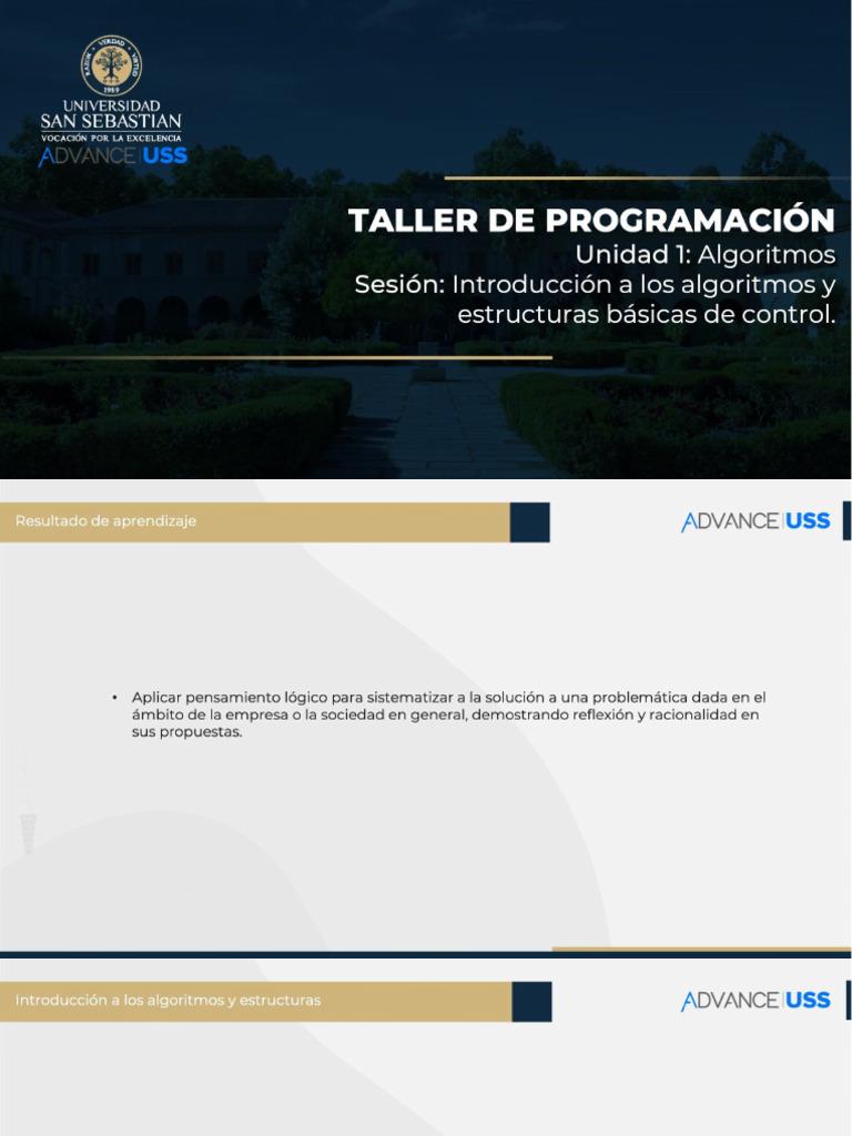 Introducción A Los Algoritmos y Estructuras Básicas de Control | PDF