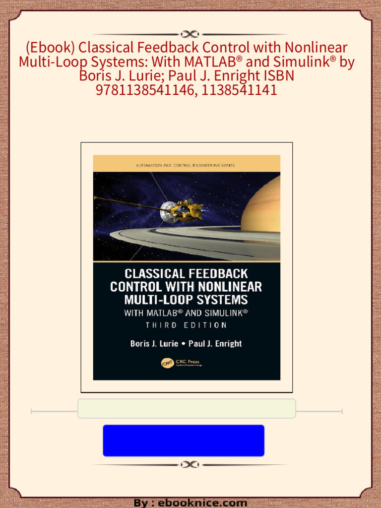 Where can buy (Ebook) Classical Feedback Control with Nonlinear Multi ... Where can buy (Ebook) Classical Feedback Control with Nonlinear Multi ...