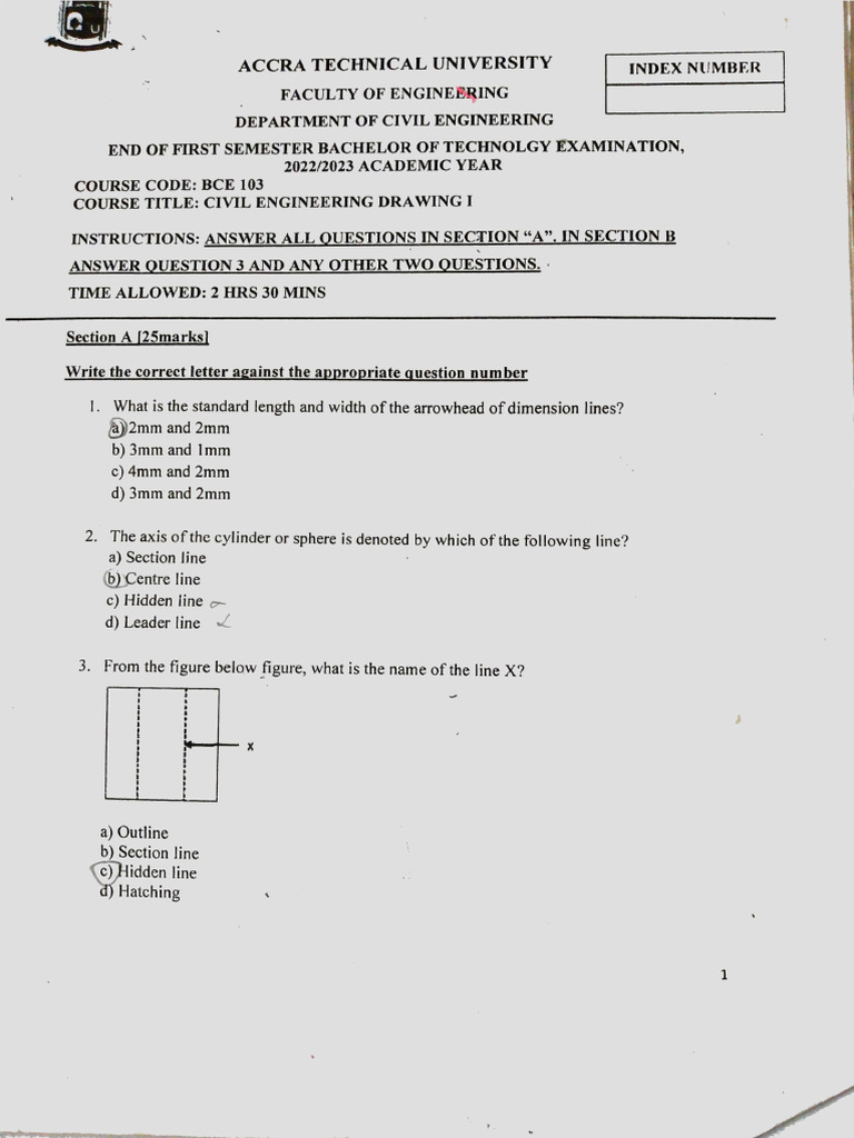 Civil Drawing I | PDF