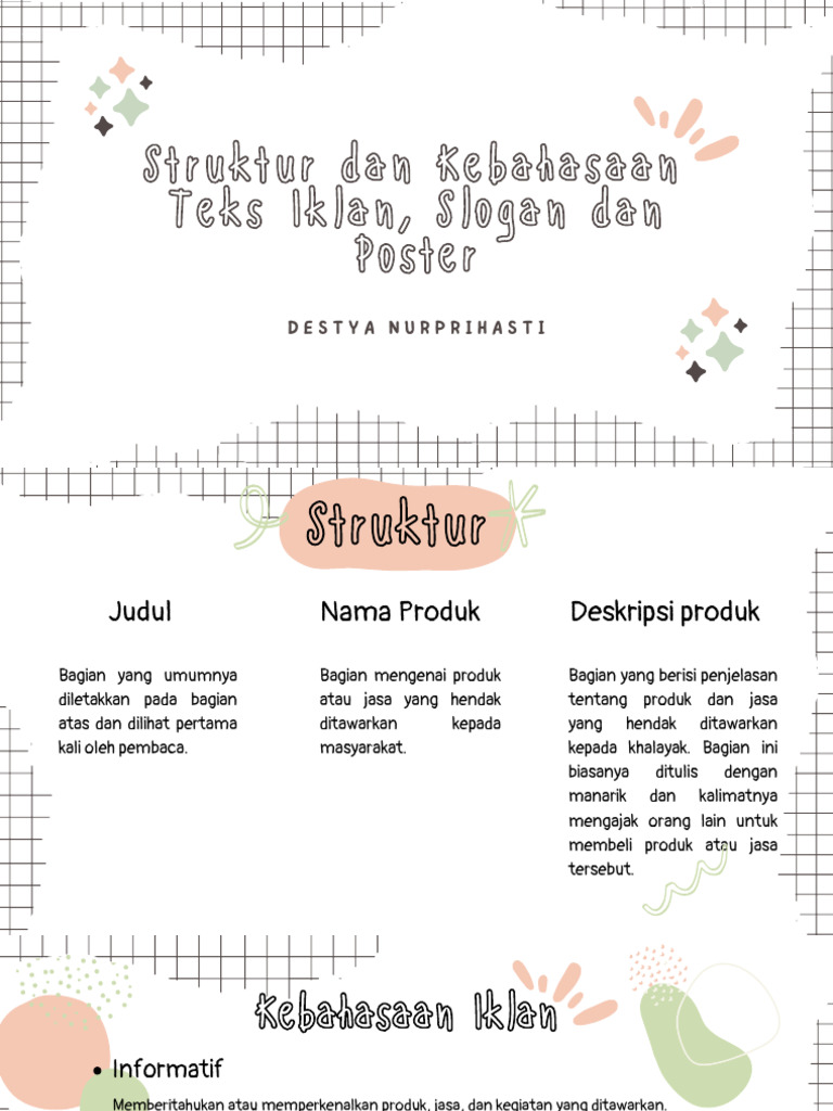 Struktur Dan Kebahasaan Teks Iklan, Slogan Dan Poster.pdf | PDF