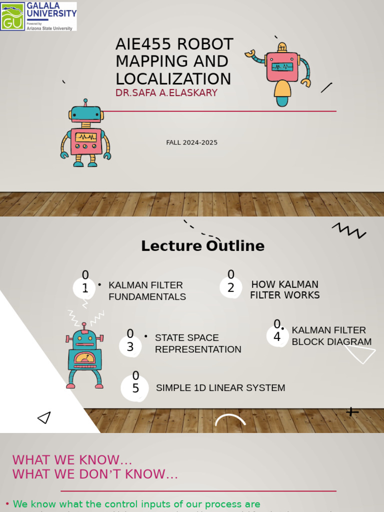 Lecture 4 Introduction to Kalman Filters P1 | PDF | Kalman Filter | Applied Mathematics