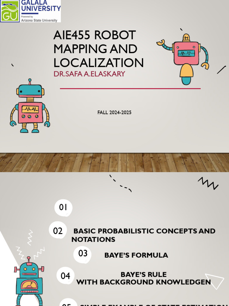 Lecture 2 - Recursive State Estimation-P1 | PDF | Probability Theory | Probability Distribution