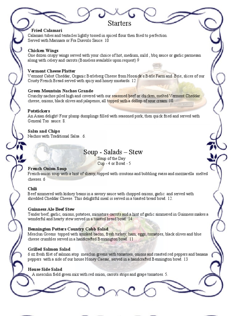Starters: Soup - Salads - Stew | PDF | Salad | Hamburgers