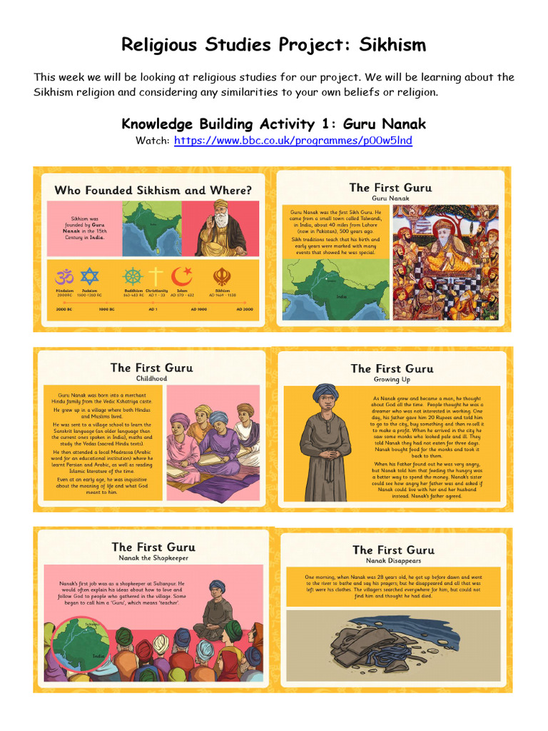 PDF Version Religious Studies Project Y4 Week 2.203511865 | PDF ...