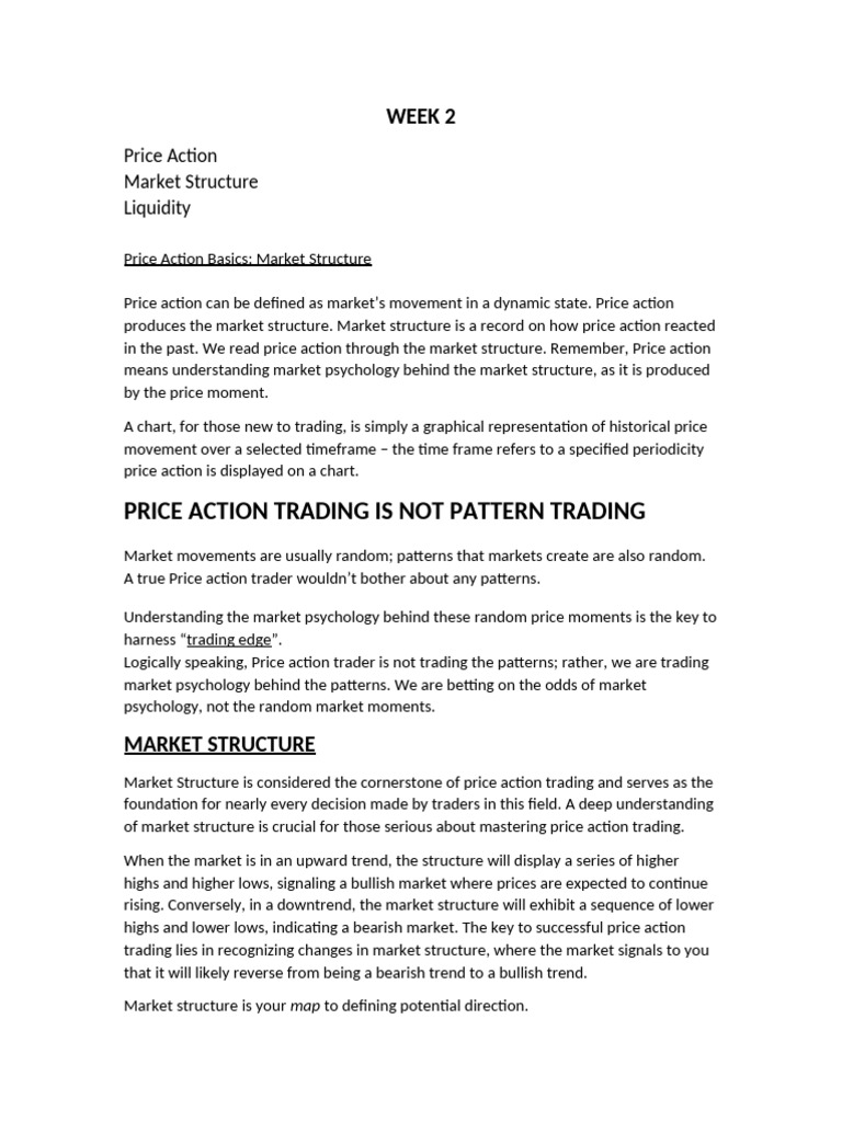Week 2 And Week 3 Summary Pdf Market Trend Demand