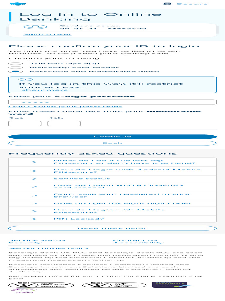 Barclays Online Banking Login Guide | PDF