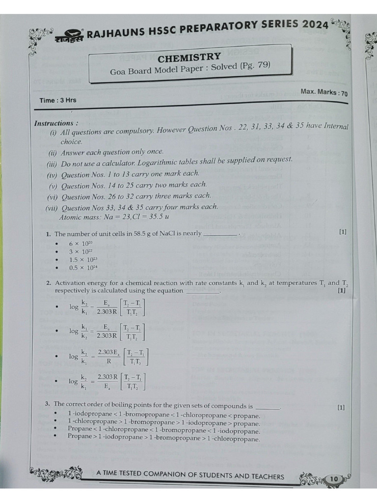 Chem Preparatory | PDF