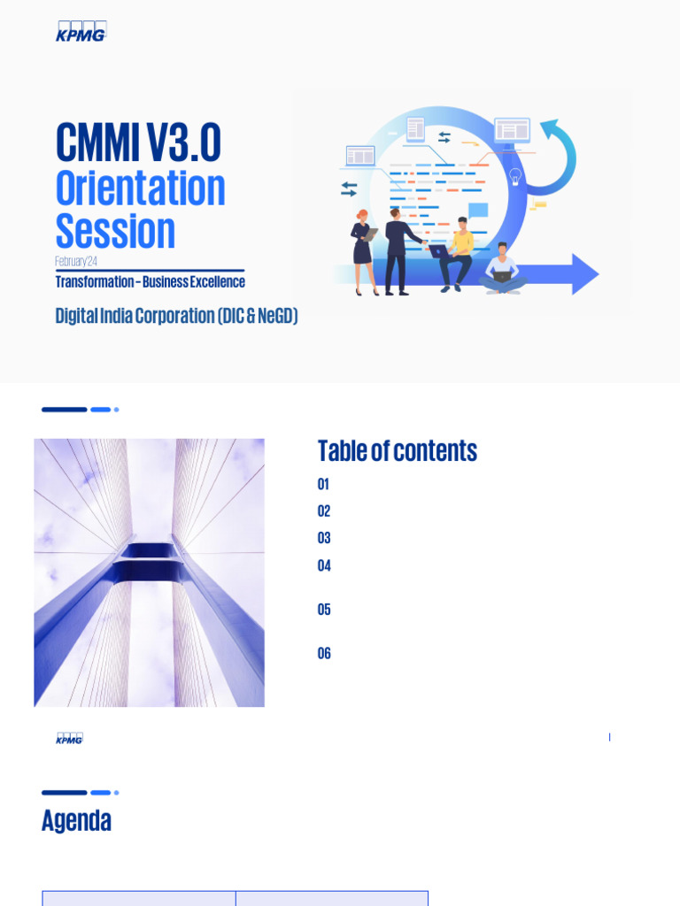 DIC - CMMI V3.0 Orientation Session | PDF | Business