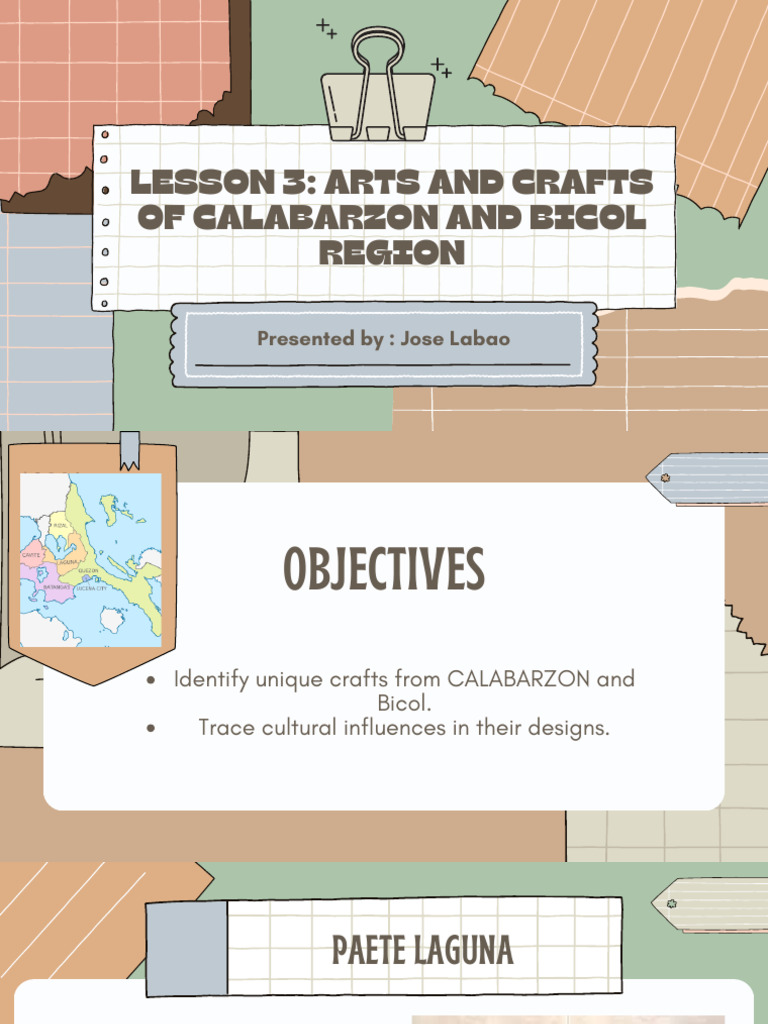 Arts and Crafts of Calabarzon & Bicol | PDF