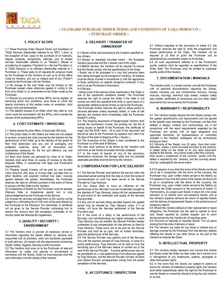 CGA-FRN-ENG | PDF | Intellectual Property | Specification (Technical Standard)