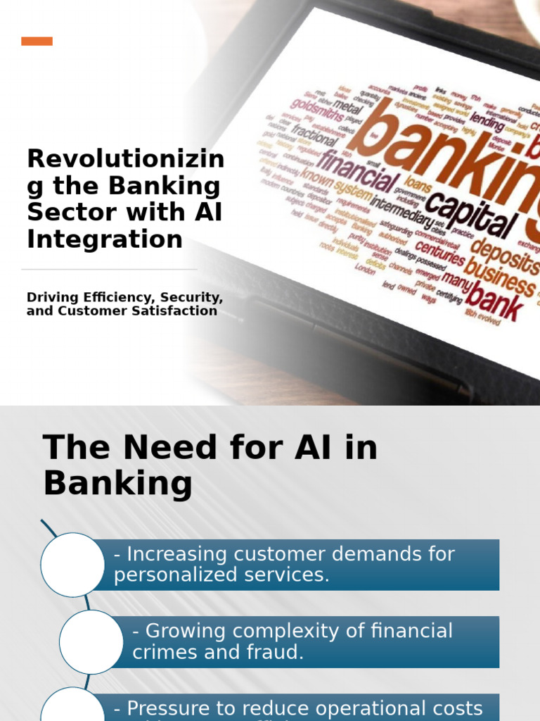 AI in Banking Sector Presentation | PDF