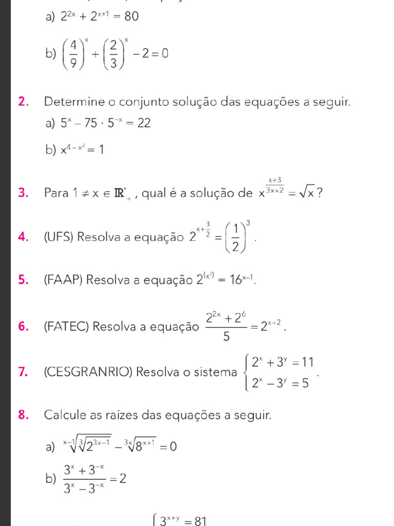 Álgebra - Capítulo 2 | PDF