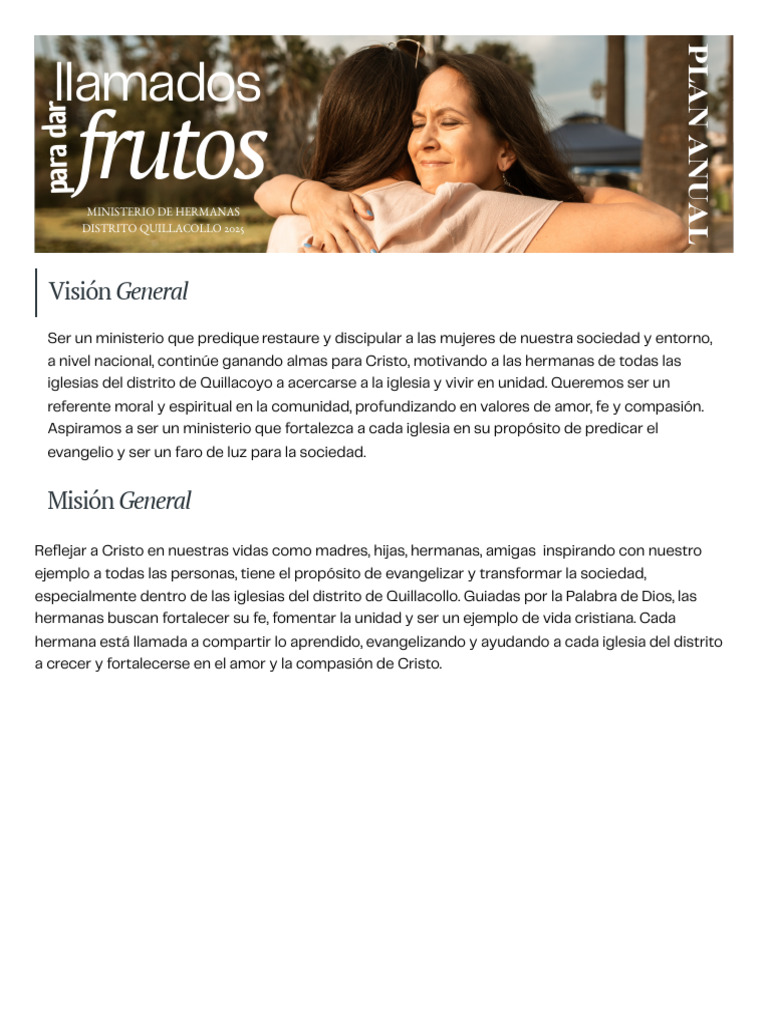 Poa 2025 Hermanas | PDF | Cristo (título) | Iglesia cristiana