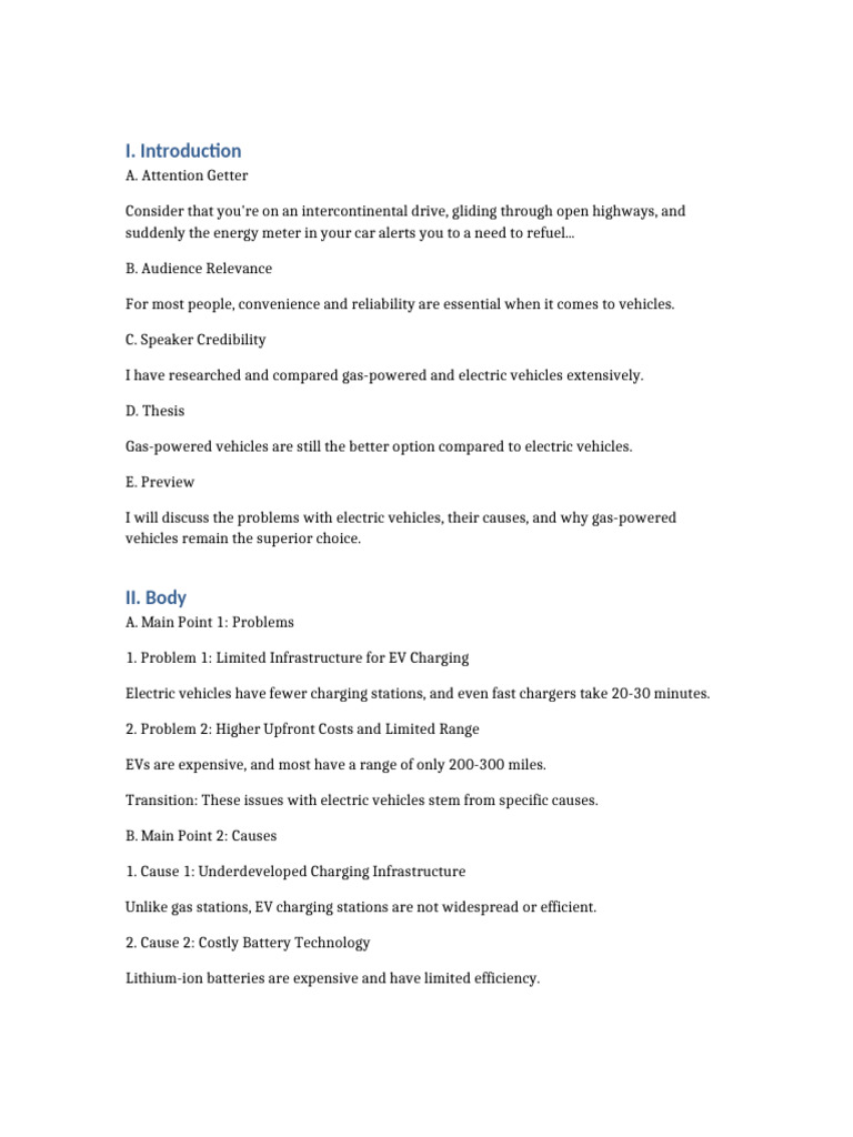 Problem Cause Solution Speech | PDF