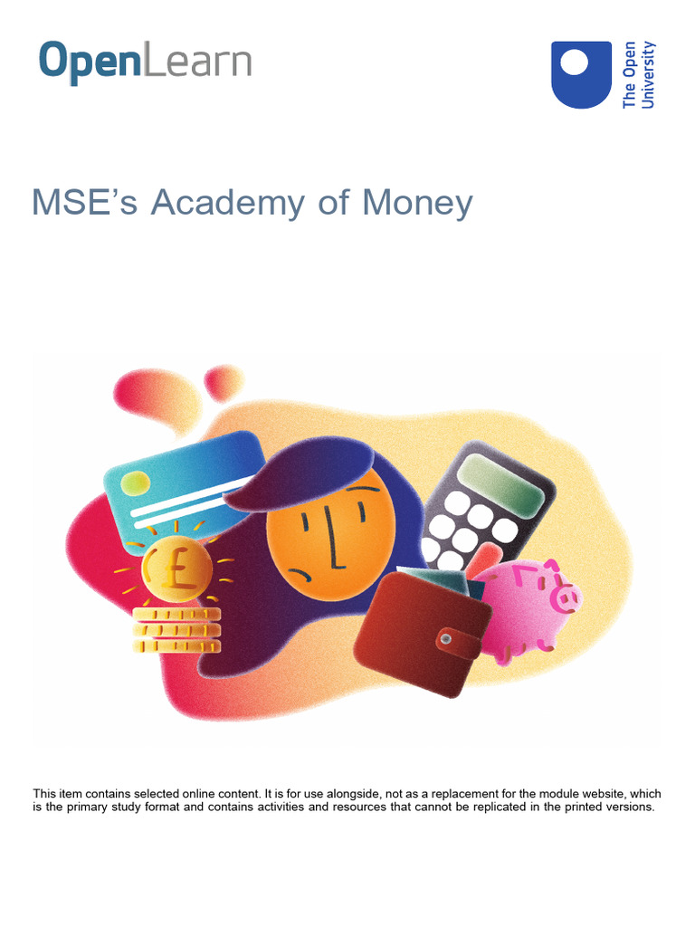 MSE Academy of Money Coursebook | PDF | Mortgages | Pension