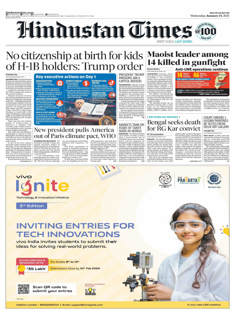 HT Delhi 22-01-2025 | PDF