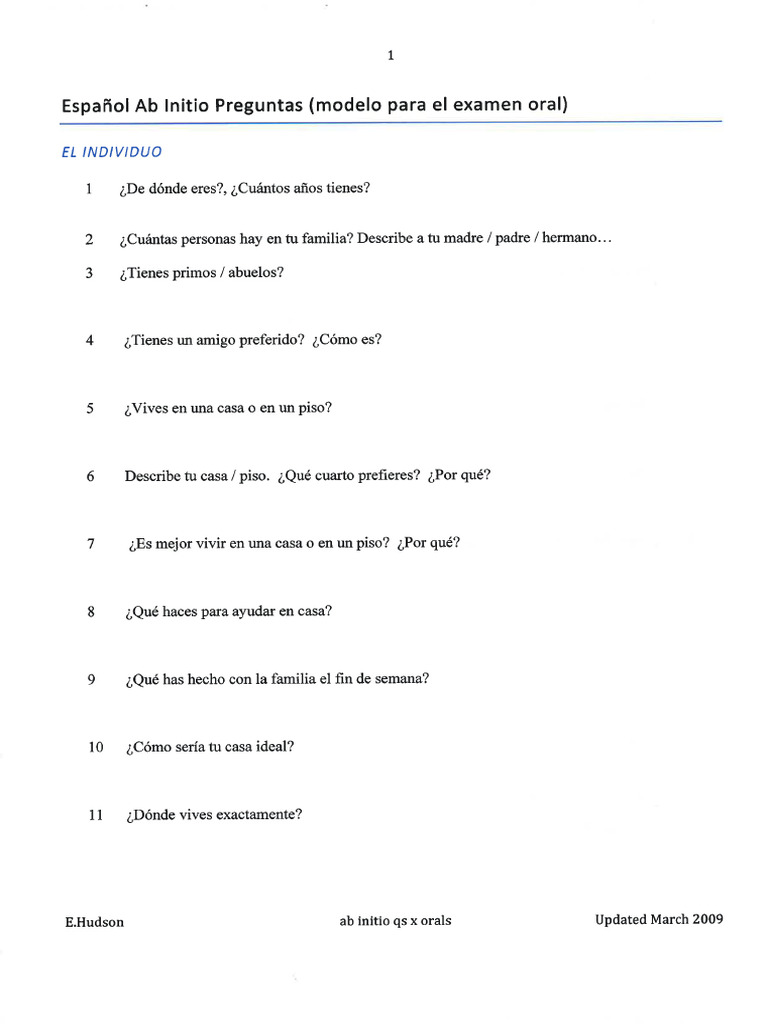 Ab Initio Oral Questions | PDF