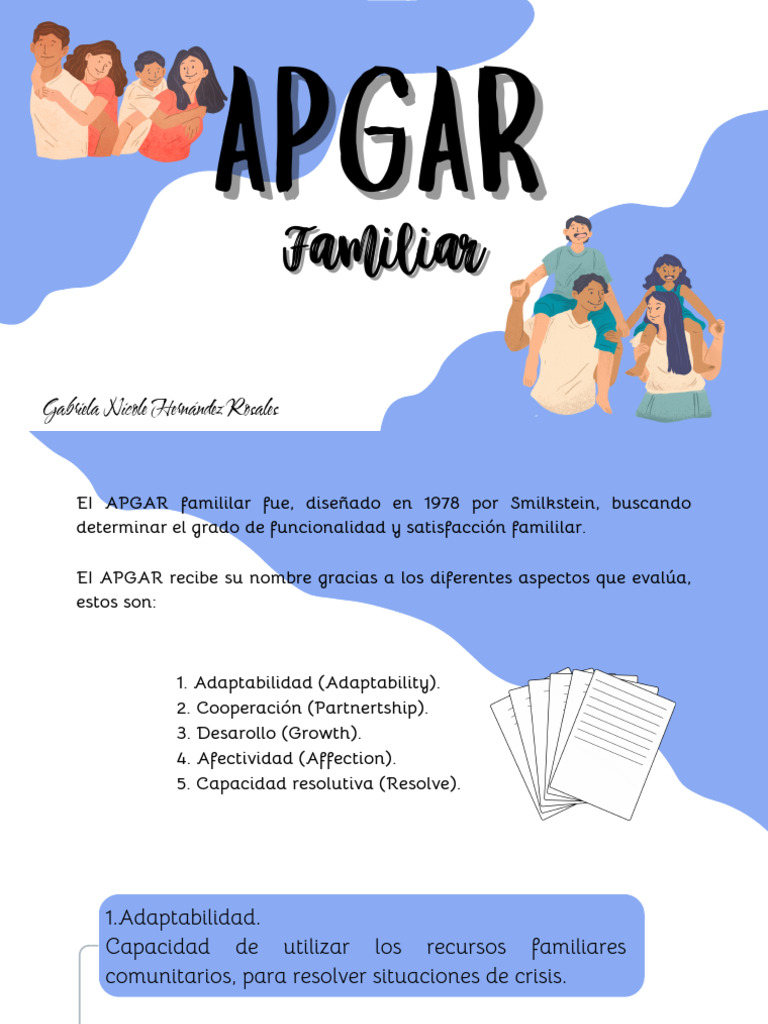 Apgar Familiar | PDF | Enfermería | Sicología