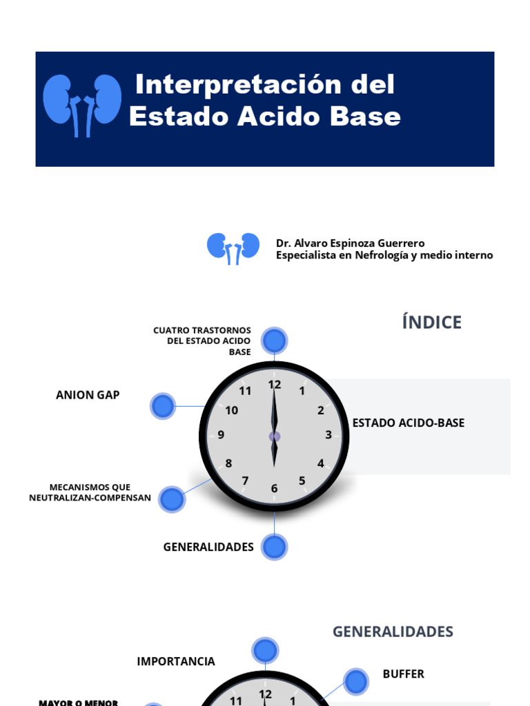 Interpretación del Estado Ácido-Base | PDF | Fisiología | Desordenes ...