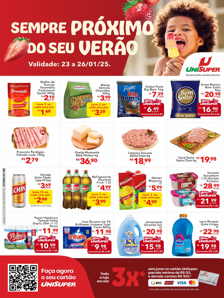 Folheto UniSuper Geral - 23 A 26.01.25 | PDF