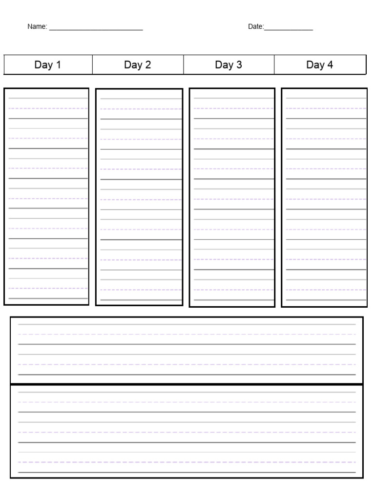 Handwriting Page | PDF