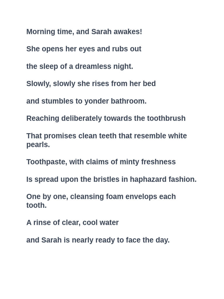 Chorus Script Example | PDF