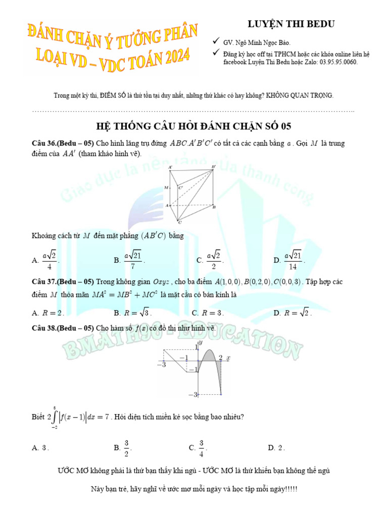 Đánh chặn VD VDC Bedu 05 | PDF